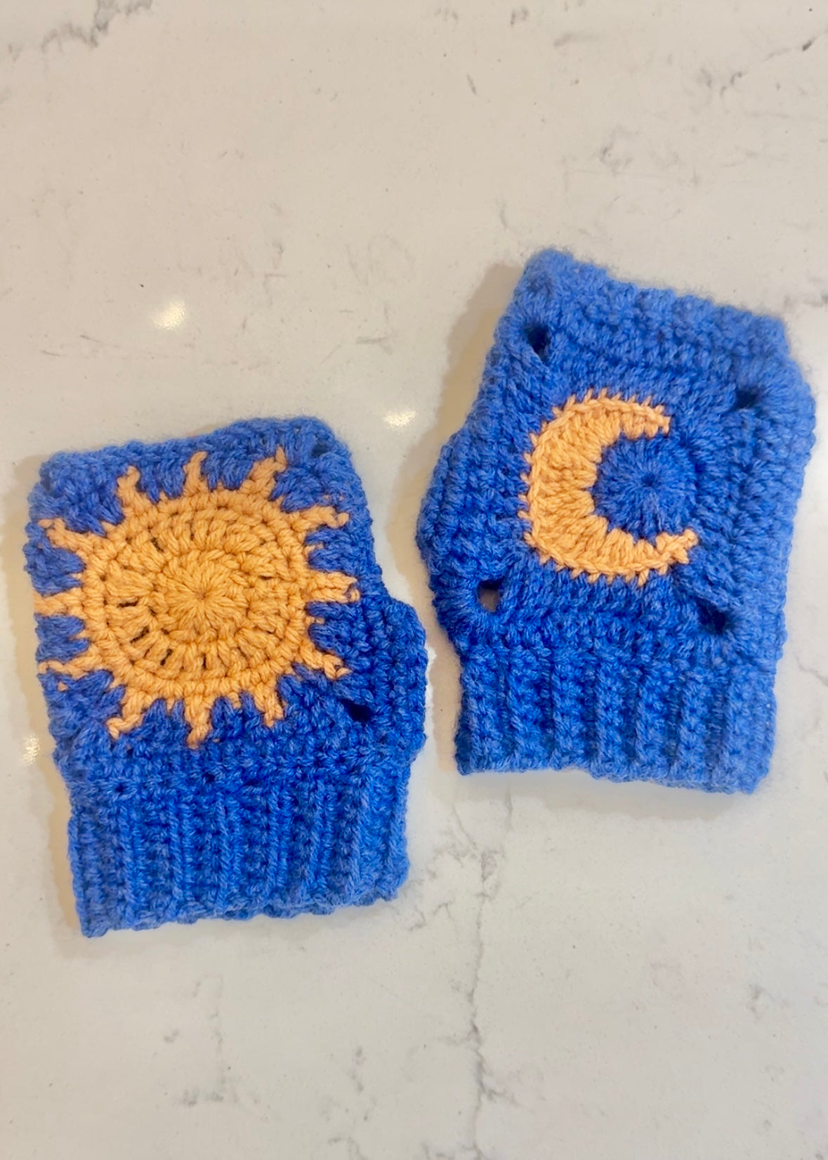 Cosmic Fingerless Gloves Crochet Pattern – The Crocheting